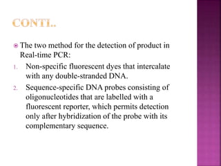 Real time pcr | PPTX