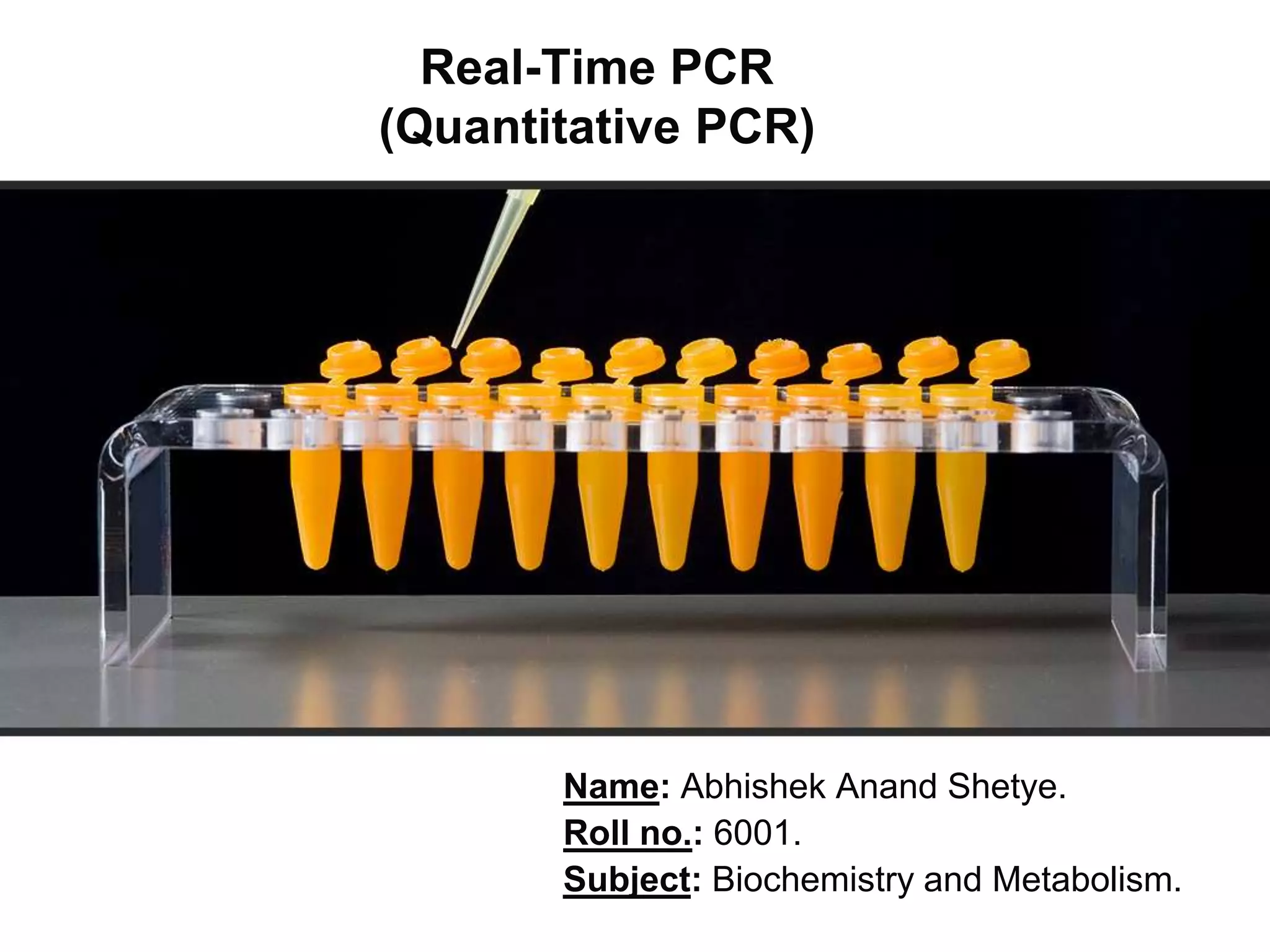 Real time PCR | PPTX