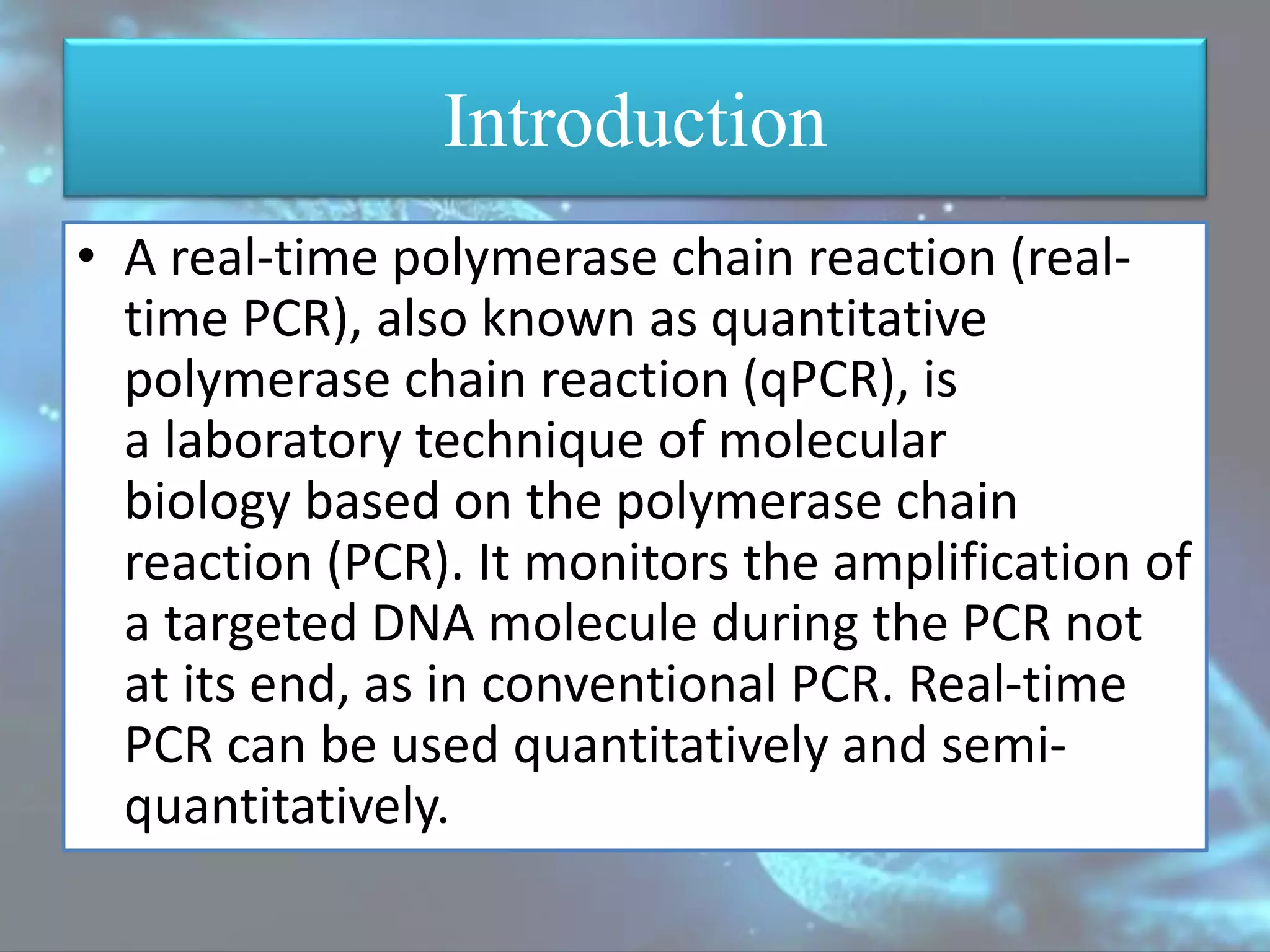 Real time pcr | PPTX