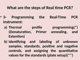 REAL TIME PCR.pptx ..................... | PPTX