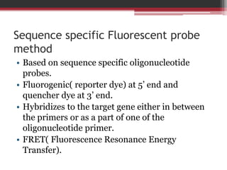 Real time pcr for gene regulation | PPTX