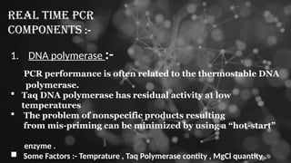 Real Time PCR With Its Analysis Technology | PPTX