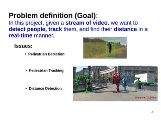 Real time pedestrian detection, tracking, and distance estimation | PDF
