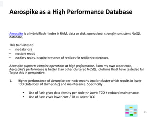 Real time processing of trade data with kafka, spark streaming and aerospike in gcp with dockers ...