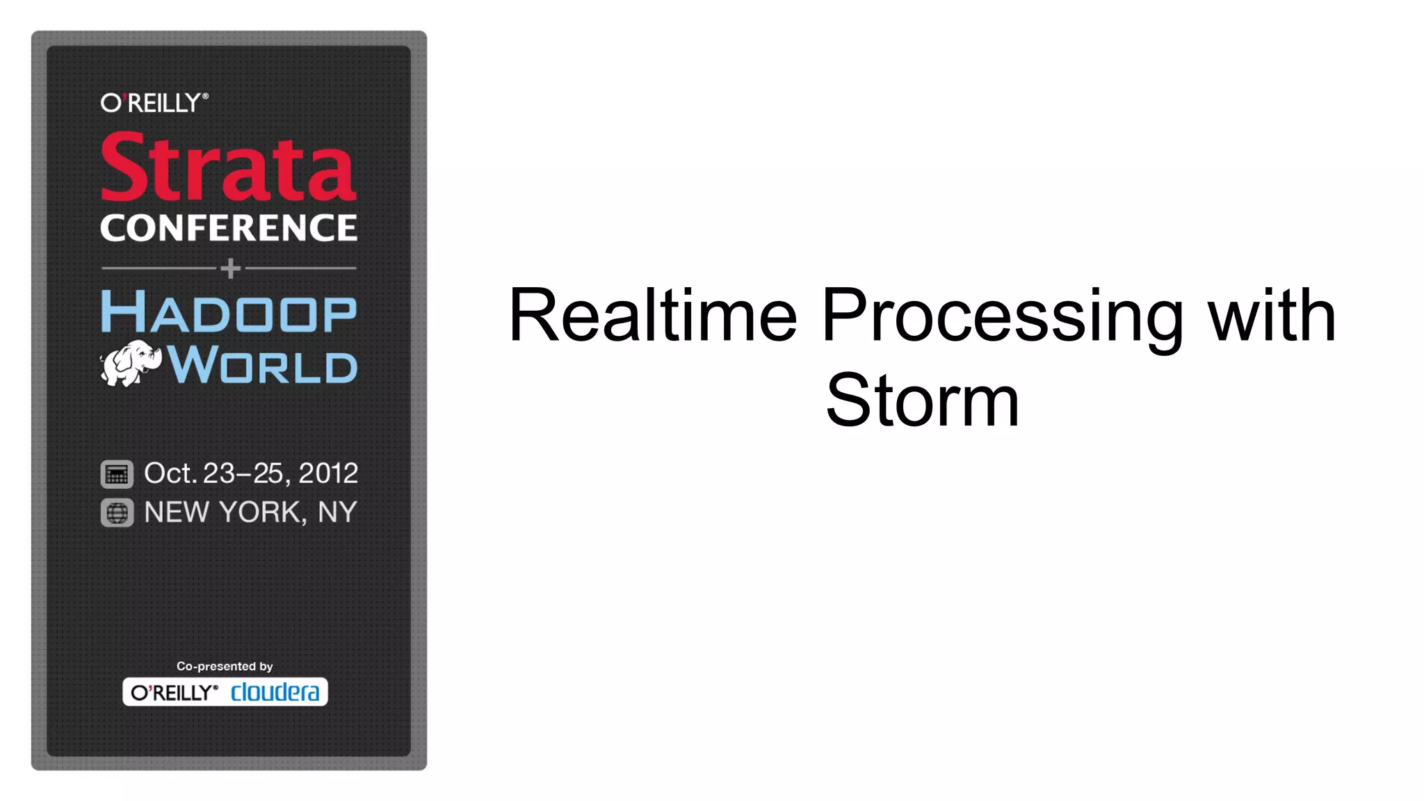 Realtime processing with storm presentation | PDF