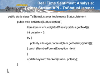 Realtime Sentiment Analysis Application Using Hadoop and HBase | PDF