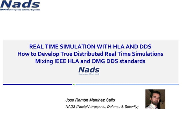 Real time simulation with HLA and DDS | PPTX | Computer Networking | Computing