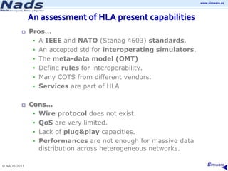 Real time simulation with HLA and DDS | PPTX