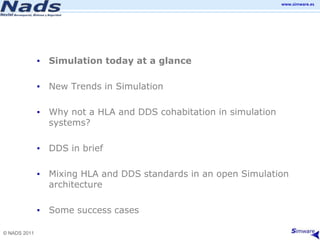 Real time simulation with HLA and DDS | PPTX
