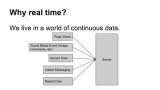 Real time stream processing presentation at General Assemb.ly