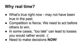 Real time stream processing presentation at General Assemb.ly