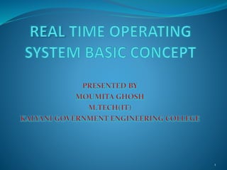 Real time system basic concept | PPT