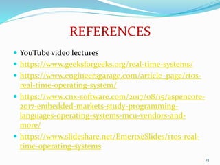 Real time system basic concept | PPT