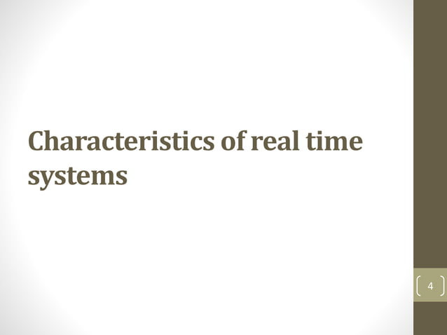 Real time systems | PPT