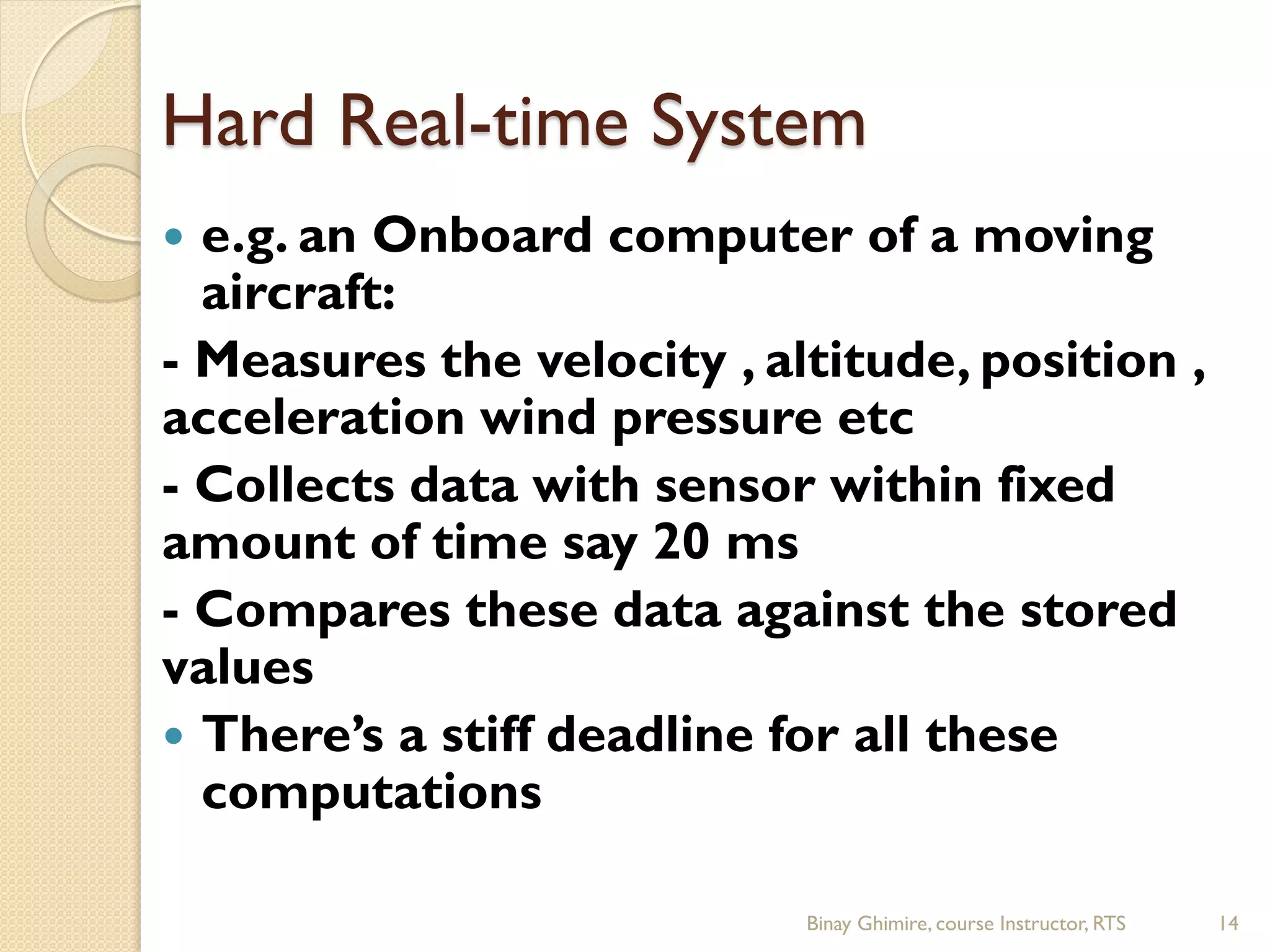 Realtime systems chapter 1 | PDF
