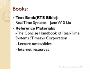 Realtime systems chapter 1 | PDF