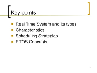 Real time system tsp | PPT