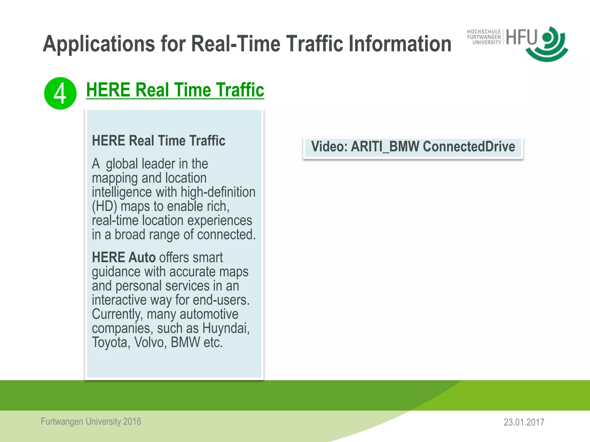 Real time traffic information | PPTX