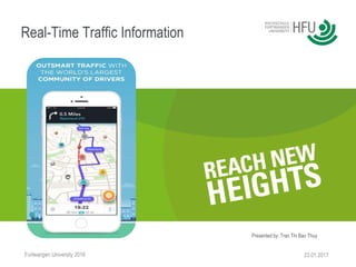 Real time traffic information | PPTX