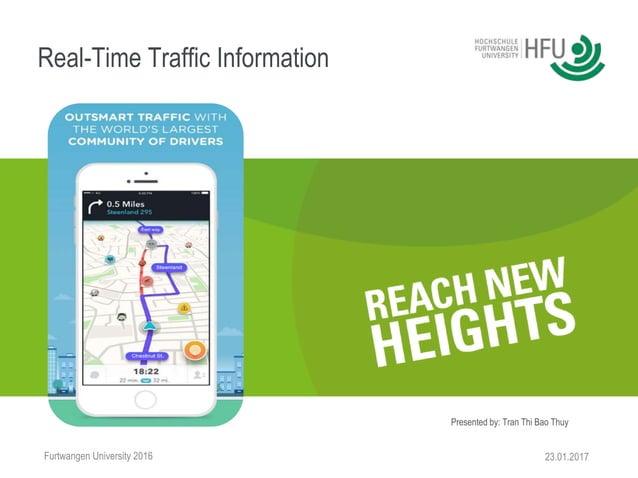 Real time traffic information | PPTX | Auto Navigation Systems | Auto ...