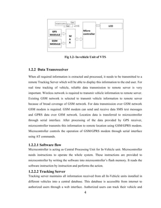 Real Time Vehicle Tracking System | DOCX