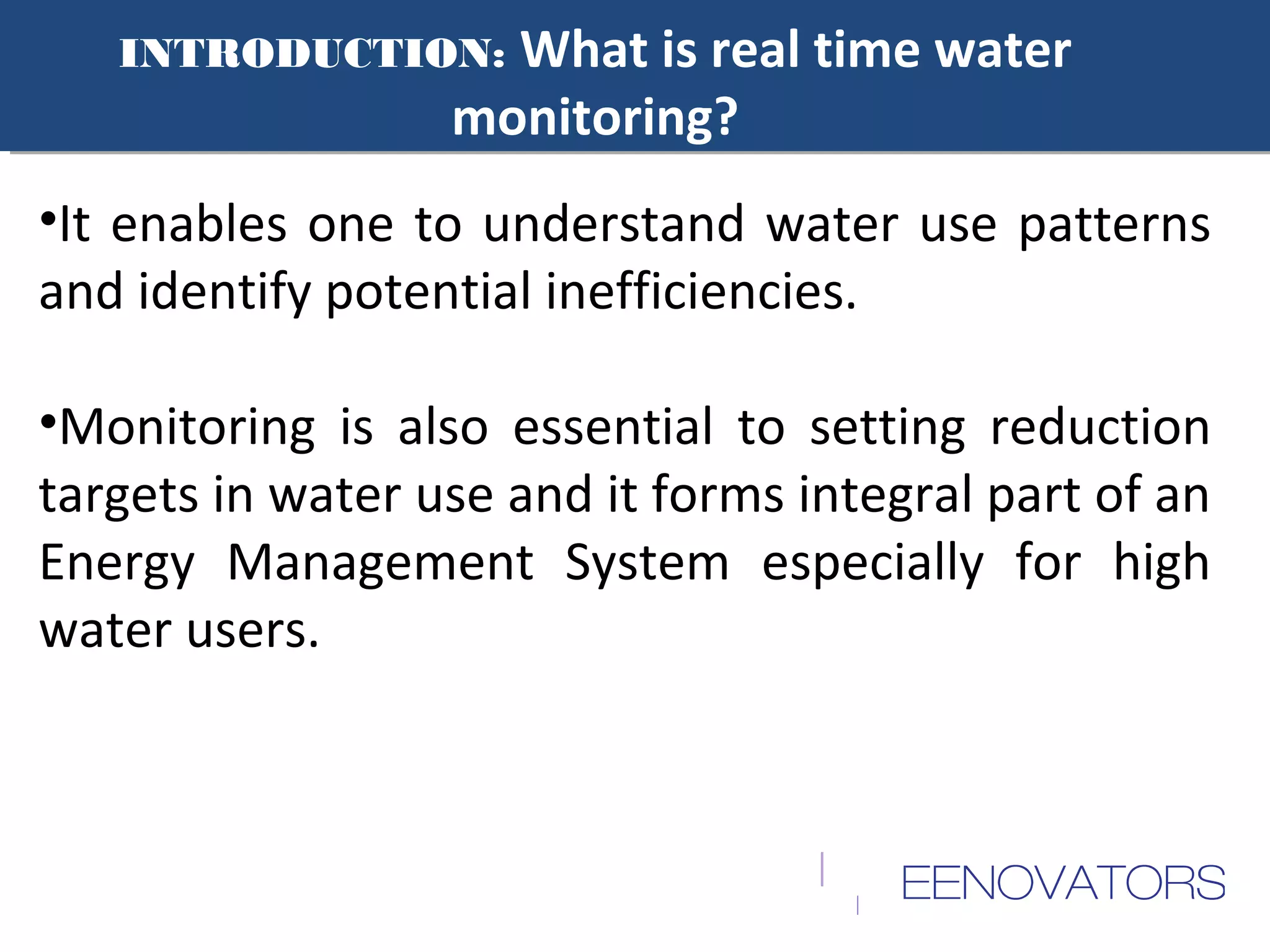 Real time water monitoring | PPT