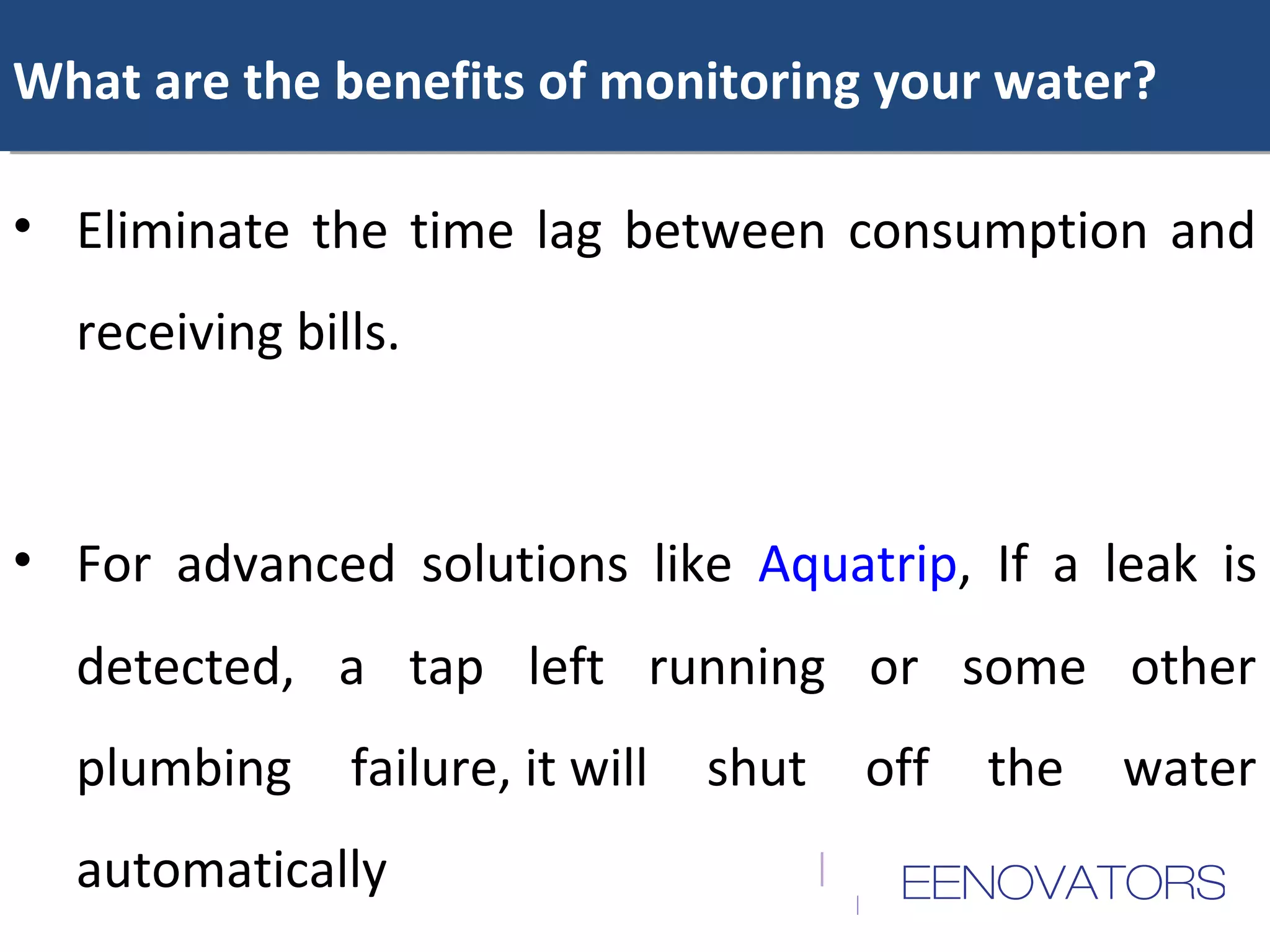 Real time water monitoring | PPT