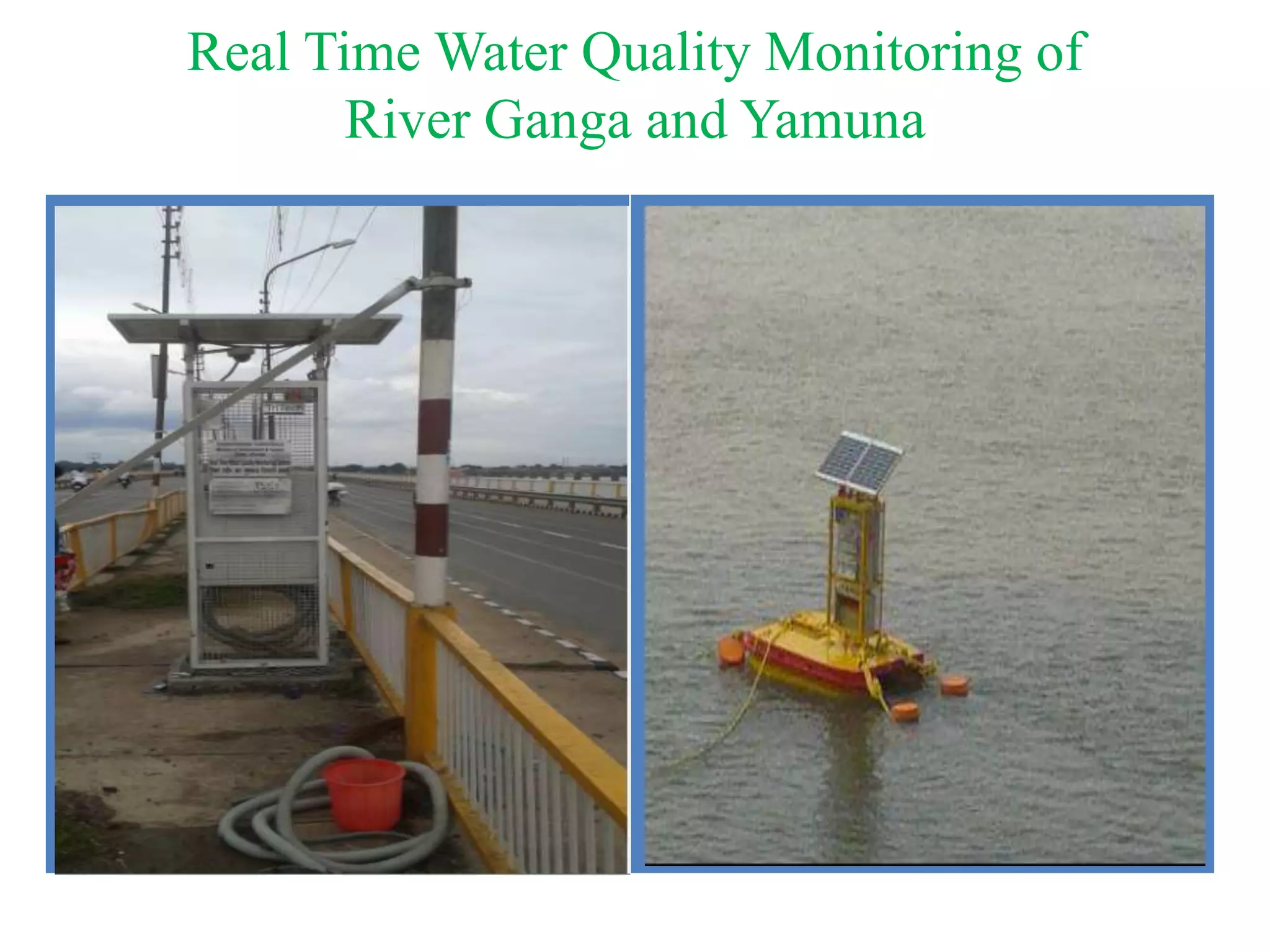 Real time water quality monitoring system in ganga basin | PPTX
