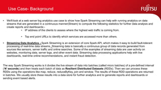 Apache Spark Streaming -Real time web server log analytics | PPT