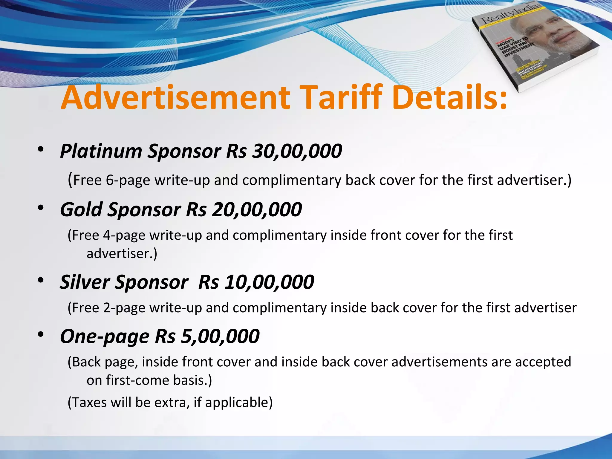 Realty india power point presentation | PPT