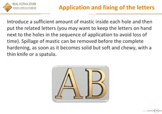 Real Votiva Store - Technical sheet - Mounting process of bronze ...
