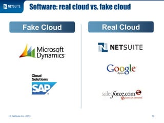 Real vs Fake cloud - NetSuite | PPTX