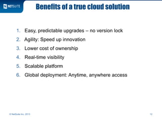 Real vs Fake cloud - NetSuite | PPTX