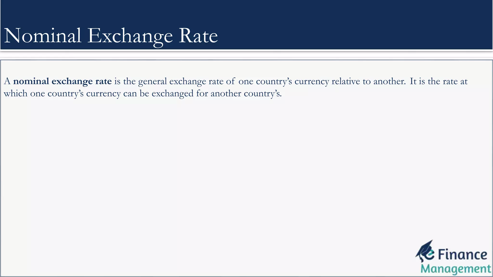 Real vs Nominal Exchange Rate | PPTX