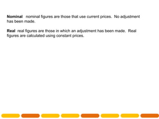 Real vs Nominal in Economics | PPTX
