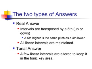 Choosing between real and tonal answers | PPT