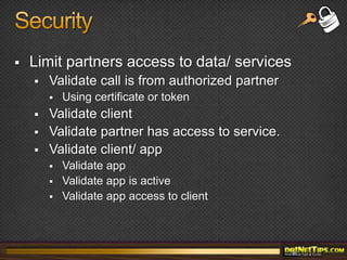 Real World API Design Using The Entity Framework Services | PPT