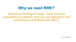 Evidencia de vida real en oncología | PPTX