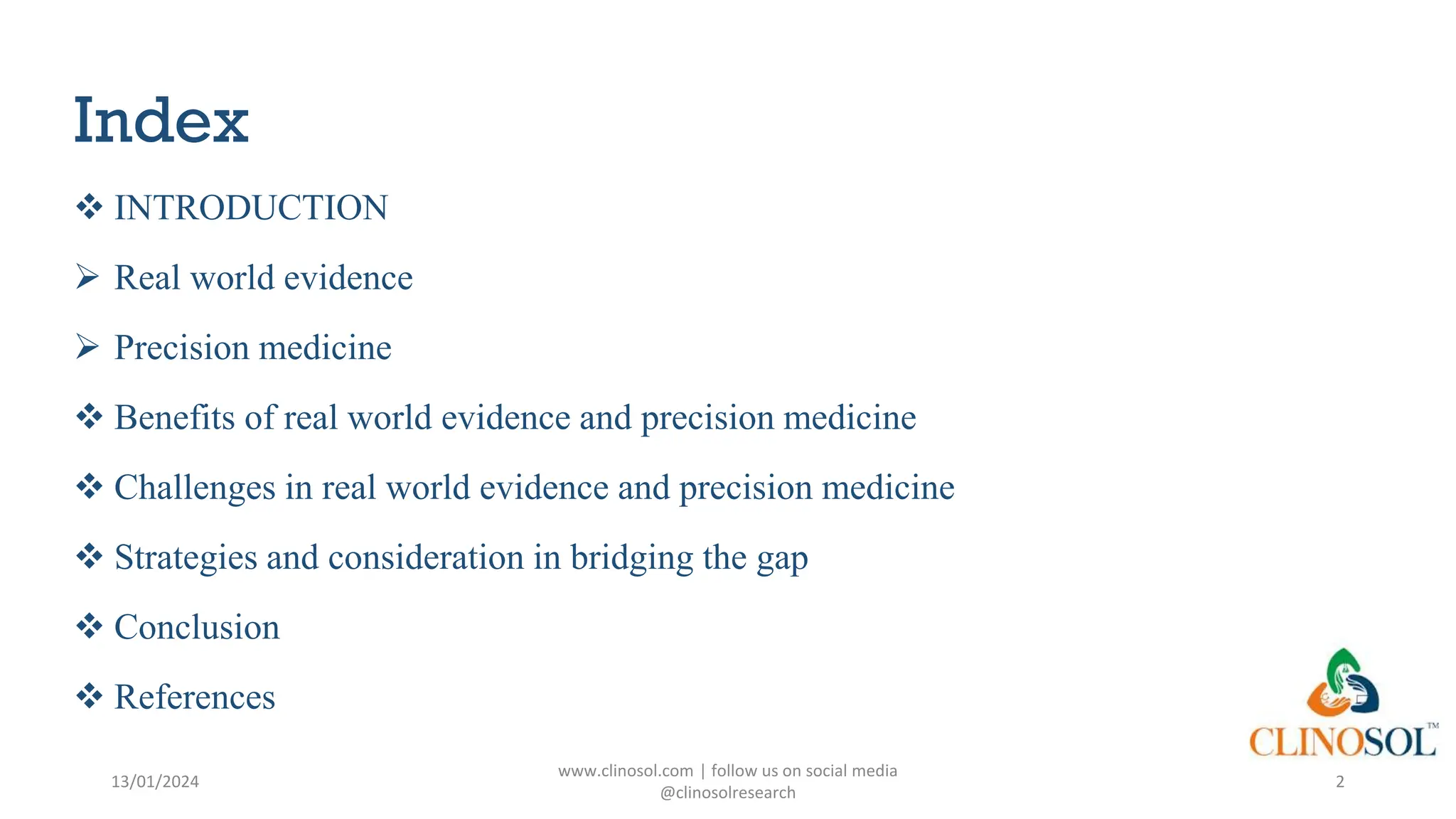 Real world Evidence and Precision medicine bridging the gap | PPTX