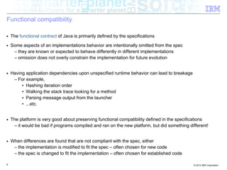 Real World Java Compatibility (Tim Ellison) | PDF