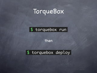 Deploying with JRuby | PPT