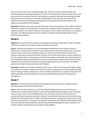 DMET 520 - Real World Lesson OLeary | PDF