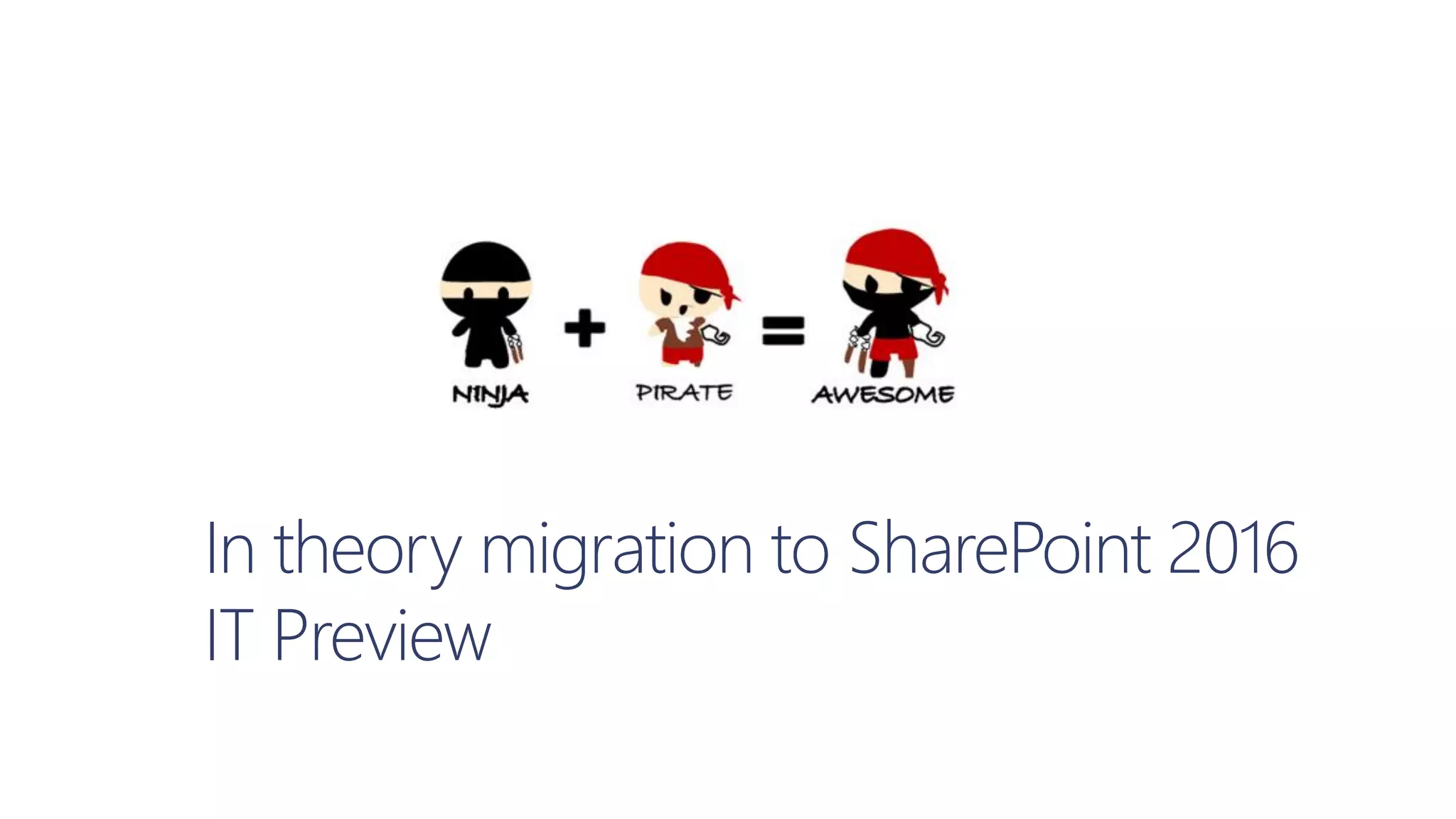 Collab 365 - Real world scenarios to migrate to SharePoint 2016 or ...