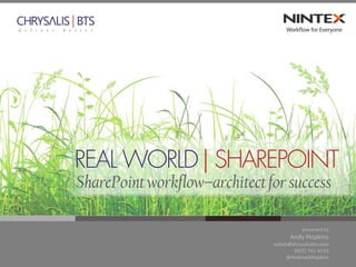 Real World SharePoint- Insights in SharePoint Workflow | PDF