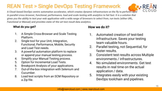 REAN Cloud DevOps Accelerators | PPT