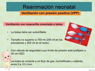 Reanimación neonatal | PPTX