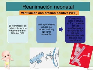 Reanimación neonatal | PPTX