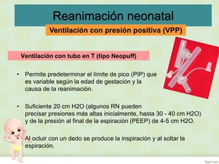 Reanimación neonatal | PPTX