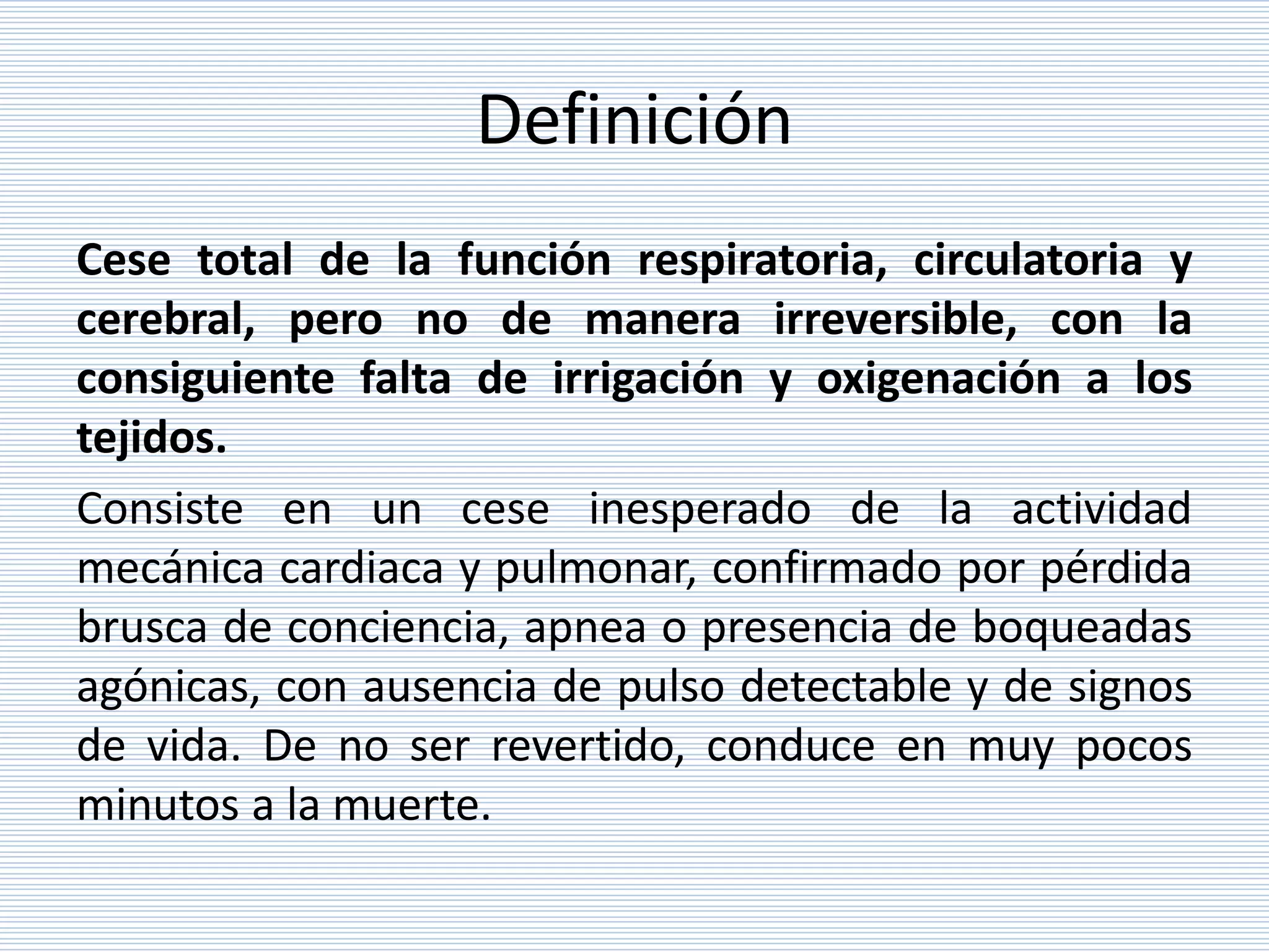 Reanimacion cardiopulmonar (rcp) | PPTX