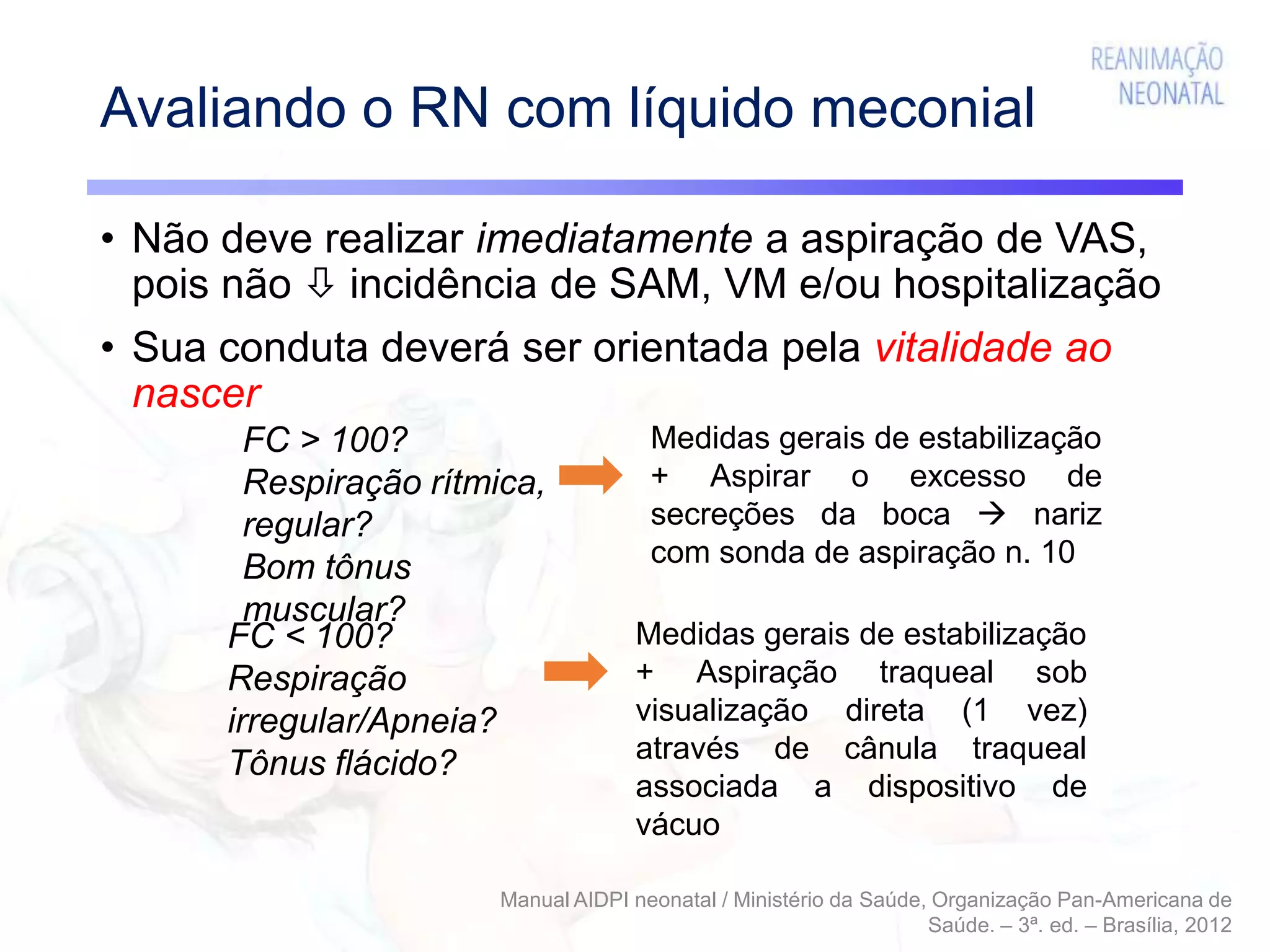 Reanimação Neonatal | PPTX